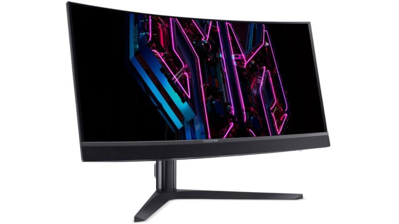 Acer выпустила изогнутый QD-OLED дисплей Predator X34V