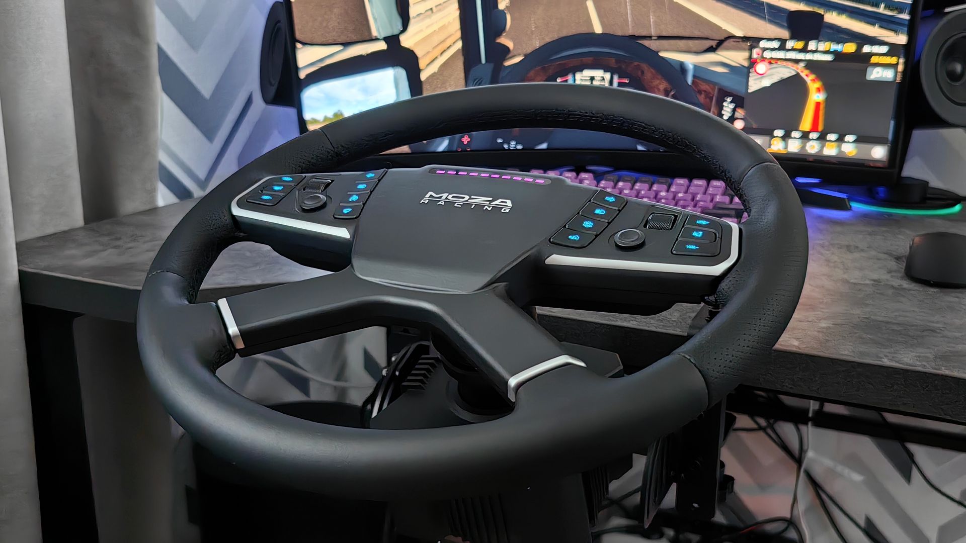 Обзор игрового руля MOZA TSW Truck Wheel – Романтика большой дороги